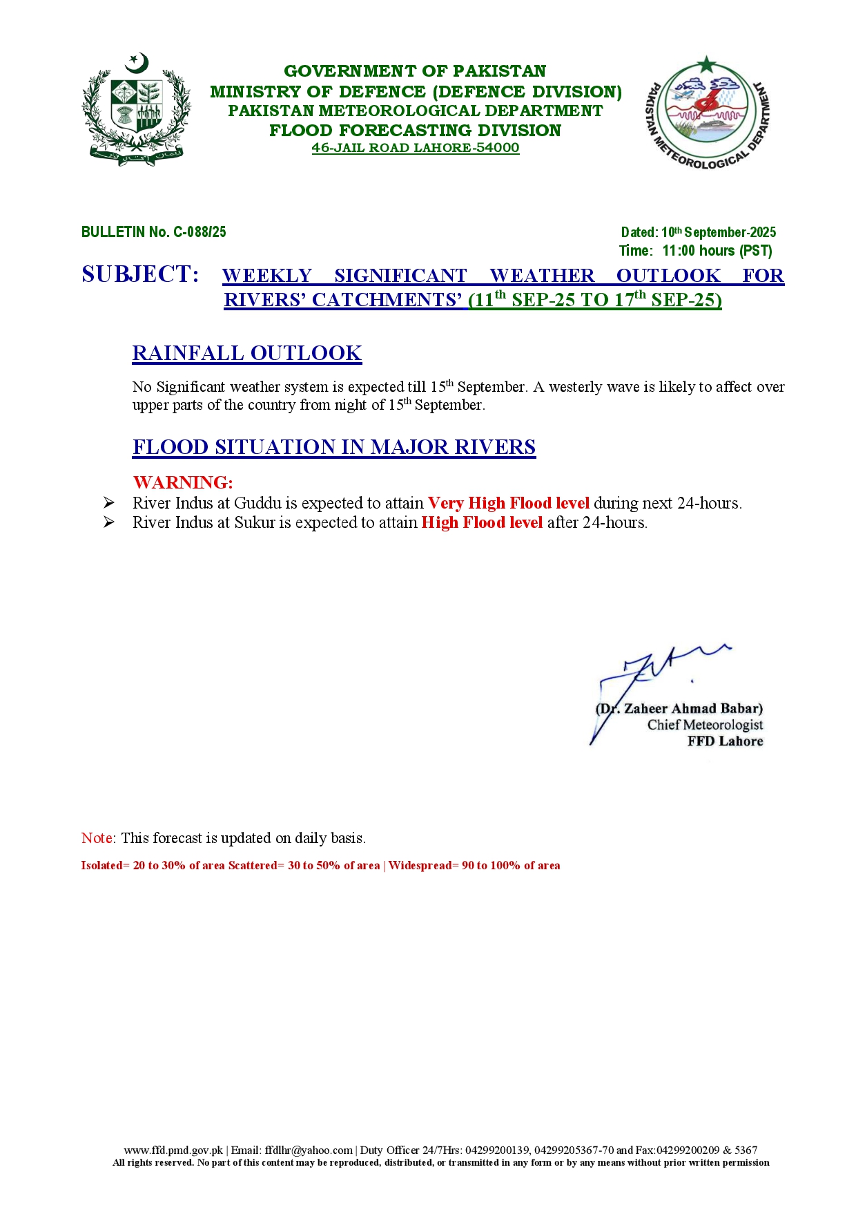 Pakistan Meteorological Department - PMD